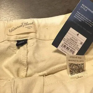 Universal Thread | Pants & Jumpsuits | Universal Thread Cream Wideleg ...
